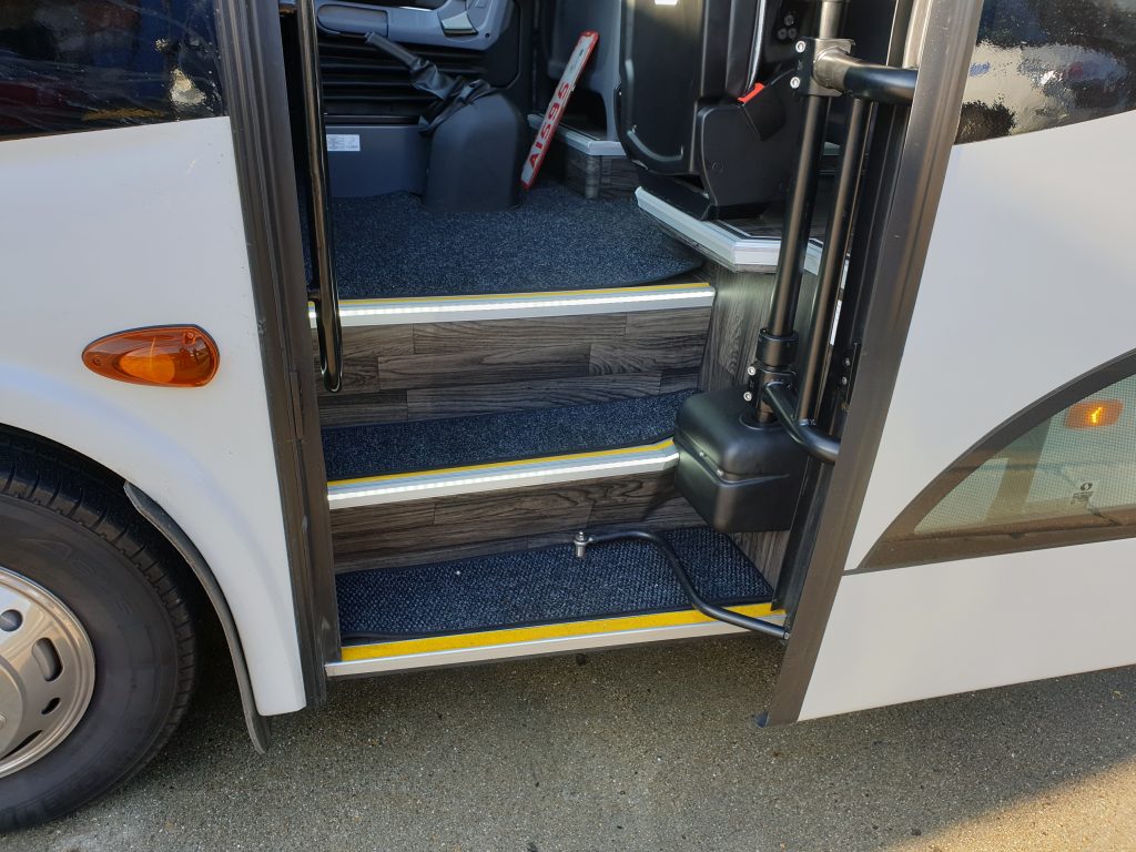 Entrance steps - Britannia Coaches